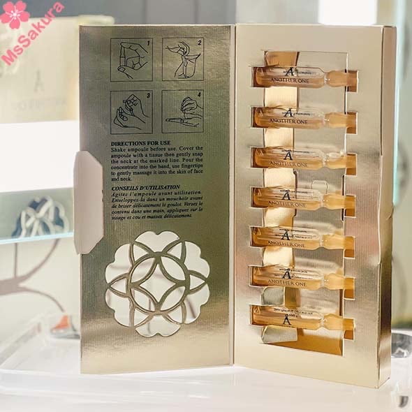 瑞士Anotherone HA0.9%雪絨花精華安瓶（一盒7枝）超效保濕 消炎亮白 沙漠肌必備 - MsSakura 專注品質生活