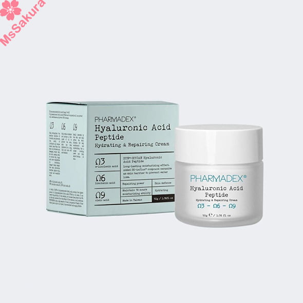Pharmadex台灣玻尿酸胜肽保濕修護霜 高效抗衰老 50g - MsSakura 專注品質生活