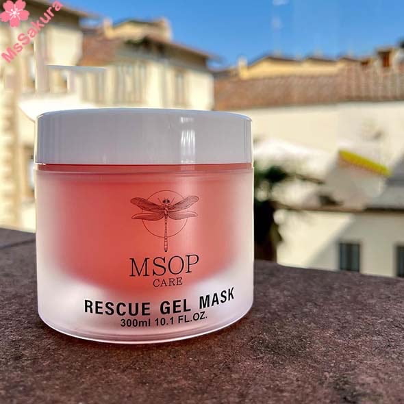 韓國MSOP救命啫喱面膜RESCUE GEL MASK 300ml急救充水 軟化乾涸 淡紋注光 - MsSakura 專注品質生活