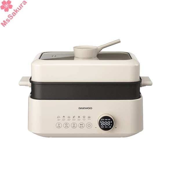 韓國DAEWOO S20最新多功能料理鍋蒸煮/空氣炸鍋二合一香港行貨1年保養 - MsSakura 專注品質生活