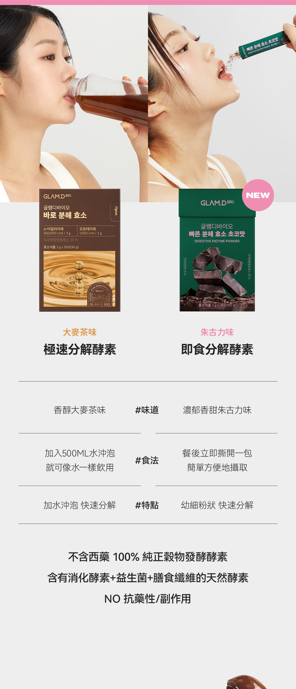 韓國Glam d即食分解酵素(30包/盒) - MsSakura 專注品質生活