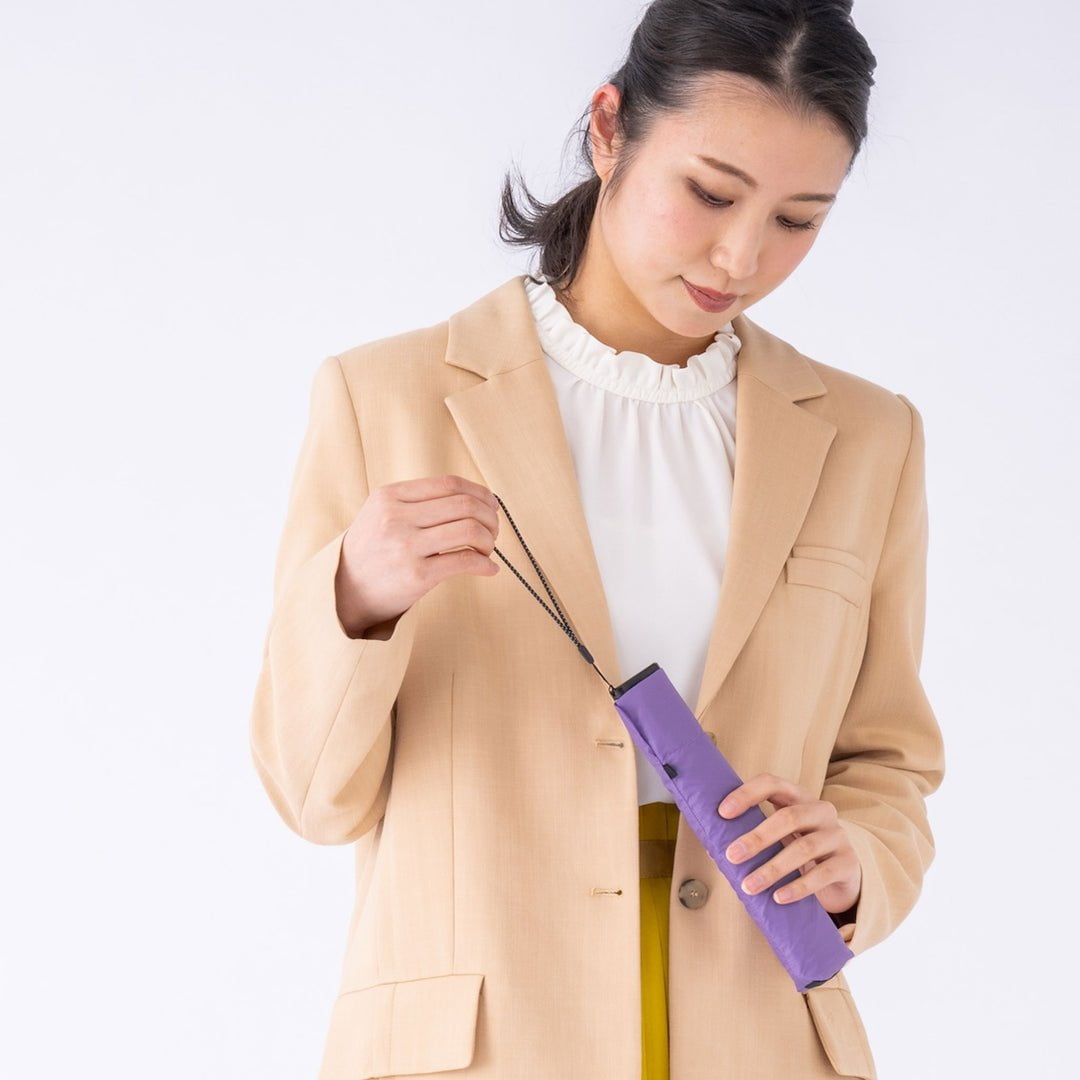 日本雨傘品牌AMVEL超薄輕便扁平折疊傘FLATLITE tandard縮骨遮香港行貨 - MsSakura 專注品質生活