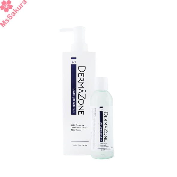 香港醫學美容品牌DermaZone O1平衡美肌750ml/O2 特效暗瘡水200ml - MsSakura 專注品質生活