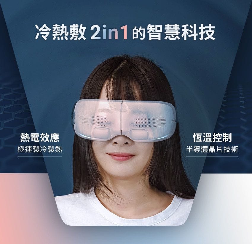 【正版授權】台灣3ZeBra iCARE冷熱敷眼部按摩器 香港行貨1年保養 - MsSakura 專注品質生活