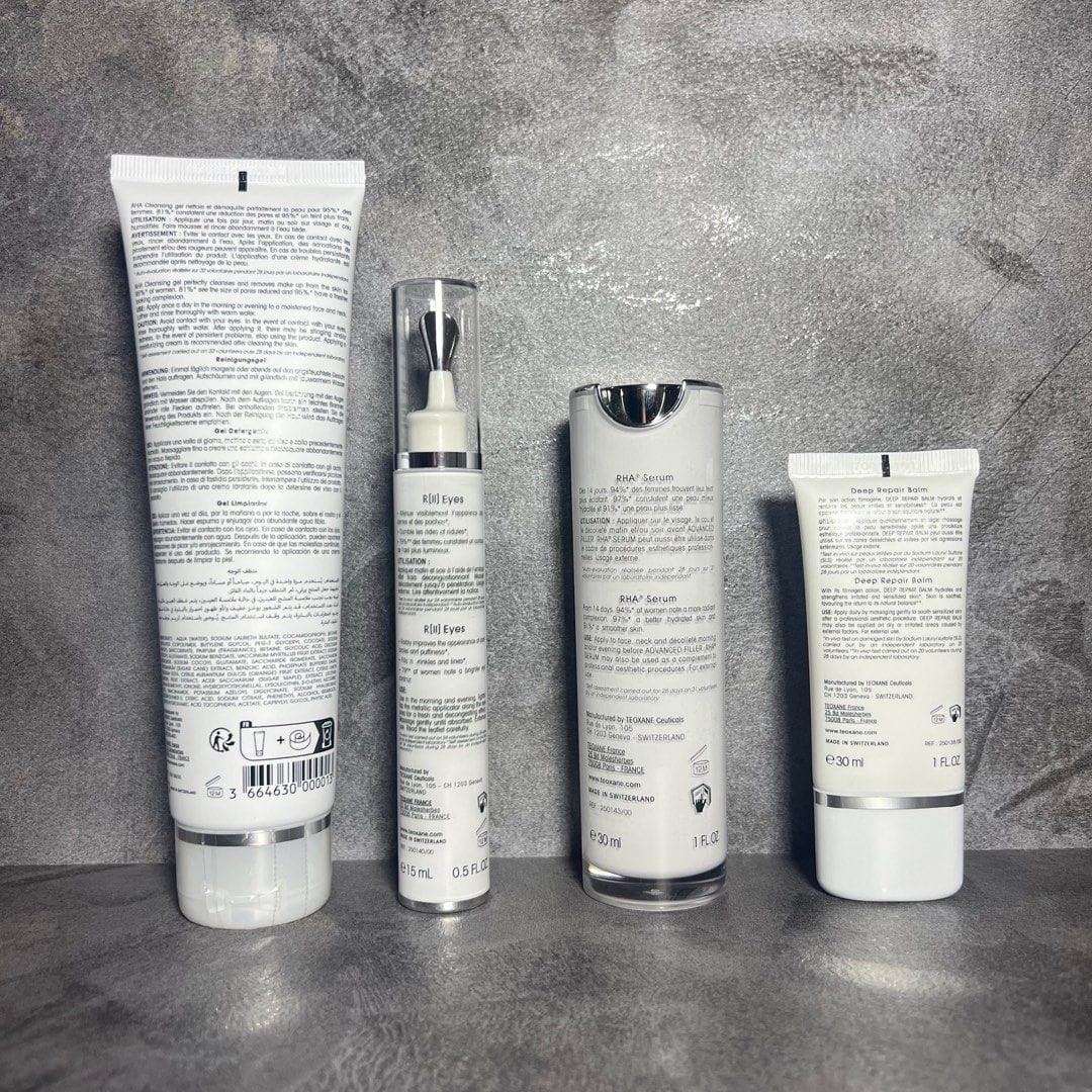 瑞士醫美Teoxane R2 eye第二代抗黑眼圈精華眼霜15ml/Deep Repair Balm深層舒緩屏障修復霜30ml/RHA玻尿酸 ...