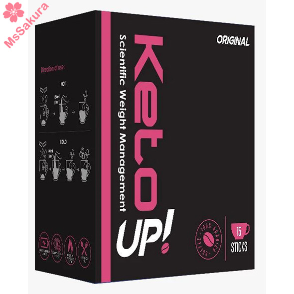 馬來西亞KETO UP瘦身減肥咖啡(1盒15包) - MsSakura 專注品質生活